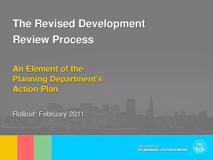 PPT - The Revised Development Review Process An Element of the Planning ...