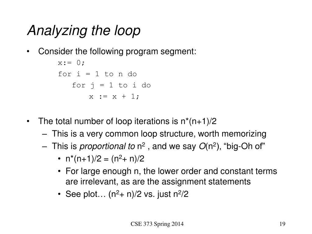 Ppt Cse373 Data Structures And Algorithms Lecture 3 Math Review Algorithm Analysis 8958