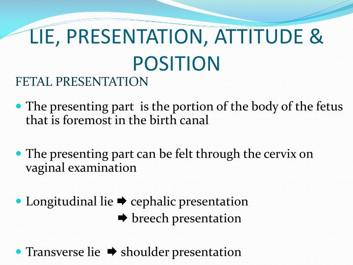 PPT - Lecture 5 PHASES OF PARTURITION STAGES OF LABOR MECHANISM OF ...