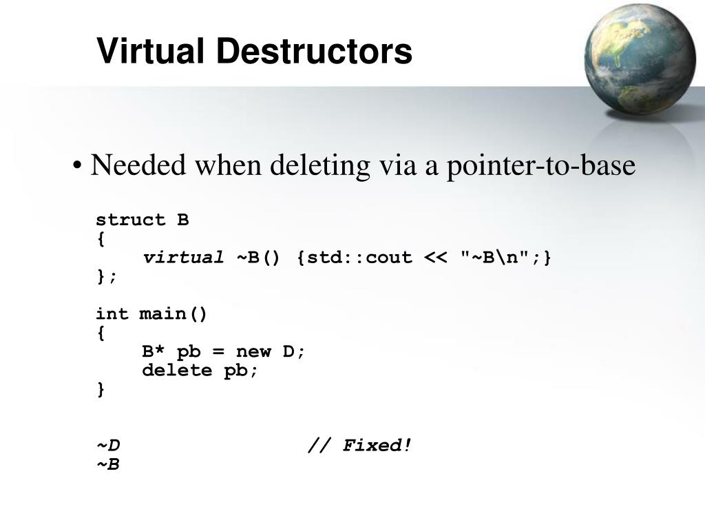 Ppt Inheritance And Polymorphism Aka “object Oriented Programming” Powerpoint Presentation 1308