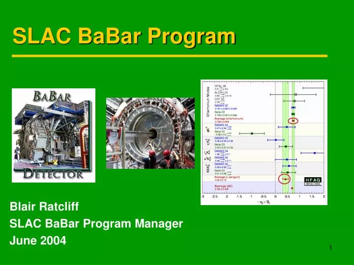 PPT - SLAC BaBar Program PowerPoint Presentation, free download - ID ...