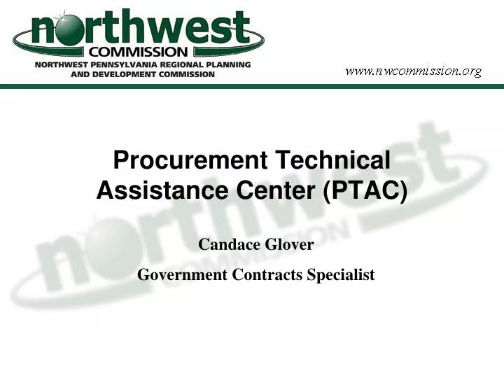 Ppt Procurement Technical Assistance Center Ptac Powerpoint