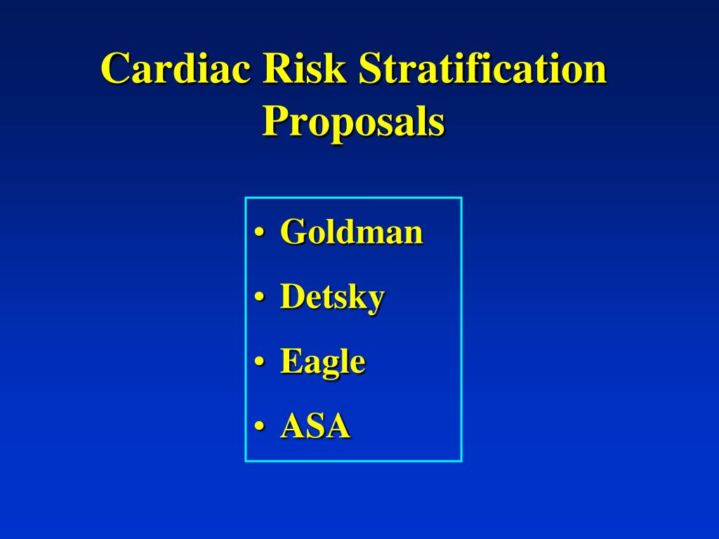 PPT - Perioperative Evaluation and Treatment of the Cardiac Patient ...