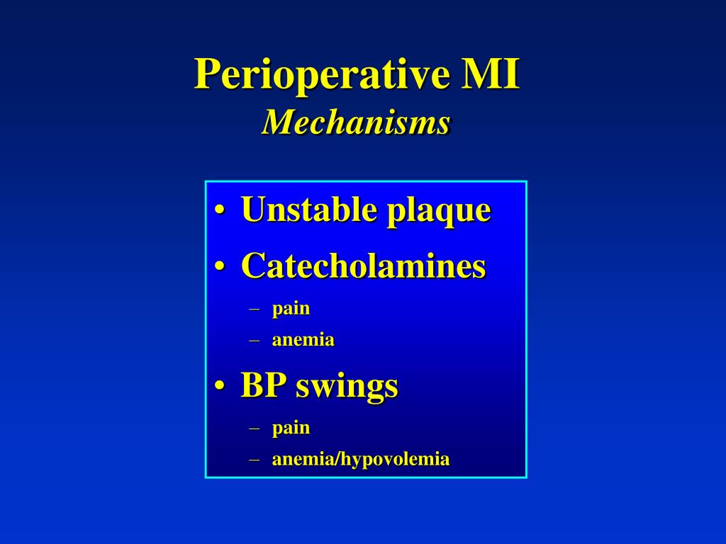PPT - Perioperative Evaluation and Treatment of the Cardiac Patient ...