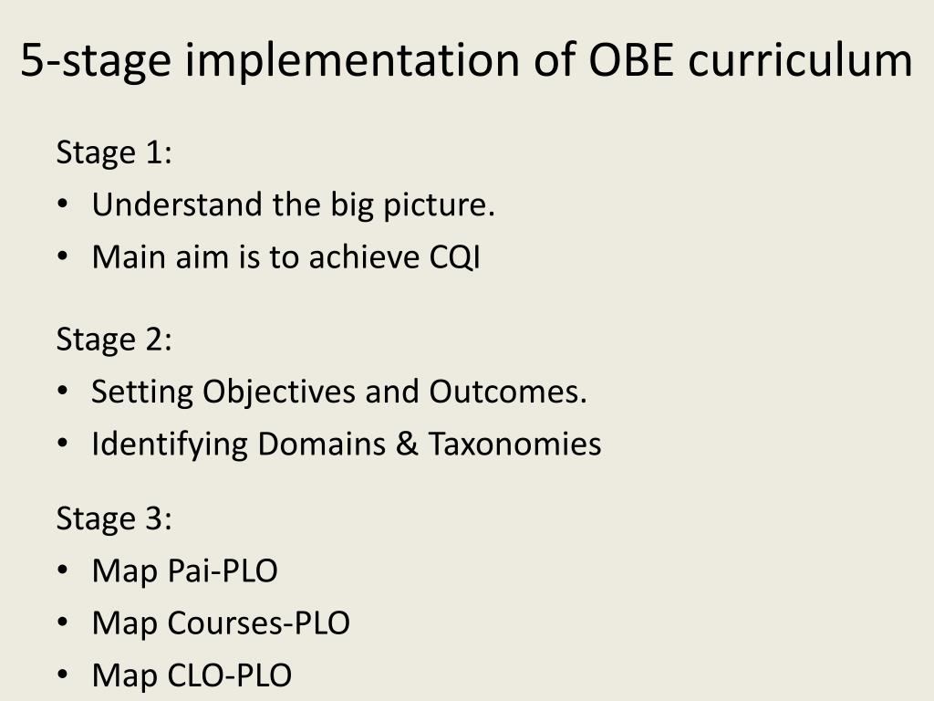 PPT - TAKLIMAT OUTCOME BASED EDUCATION (OBE) 3 MAC 2011 OLEH: PUAN ...