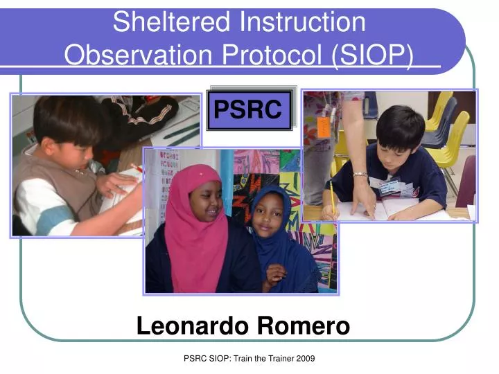 PPT - Sheltered Instruction Observation Protocol (SIOP) PowerPoint ...