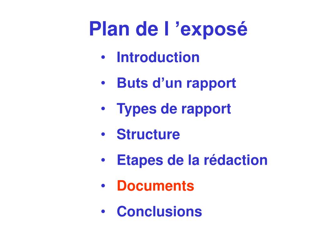 Ppt Comment Rédiger Un Rapport Technique Quelques Indications