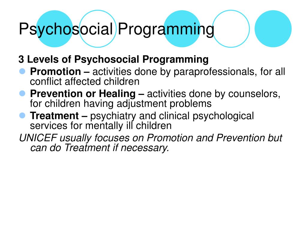 PPT - PSYCHOSOCIAL INTERNAL TRAINING AND ORIENTATION 25 –26 November ...