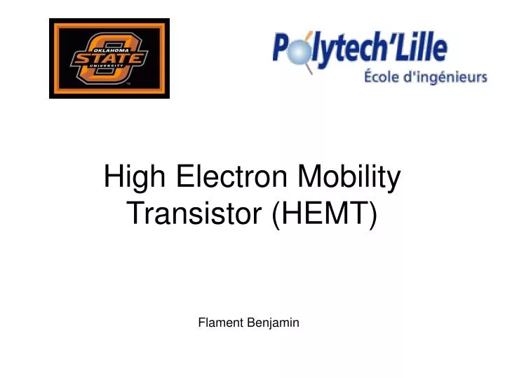 PPT - High Electron Mobility Transistor (HEMT) PowerPoint Presentation ...