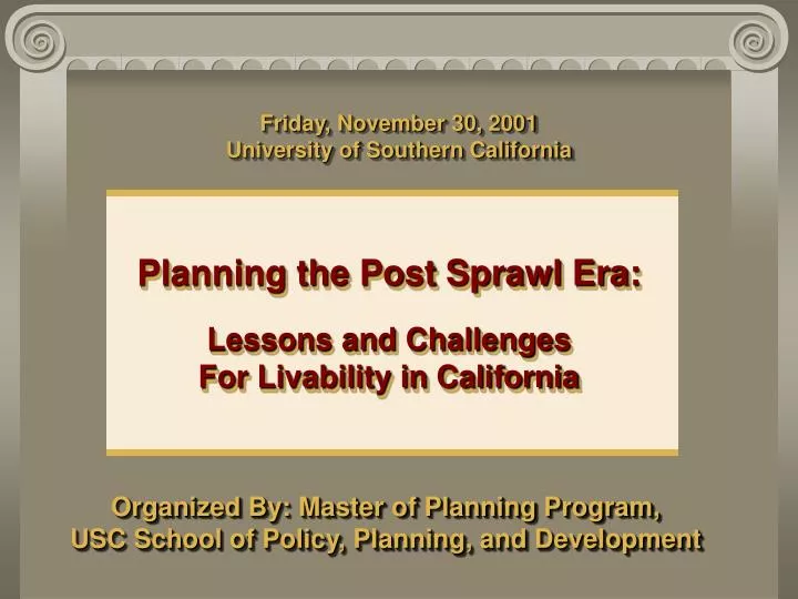 PPT - Planning the Post Sprawl Era: PowerPoint Presentation, free ...