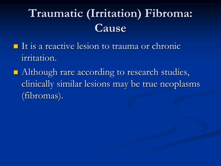 PPT - Traumatic fibroma PowerPoint Presentation - ID:4803635