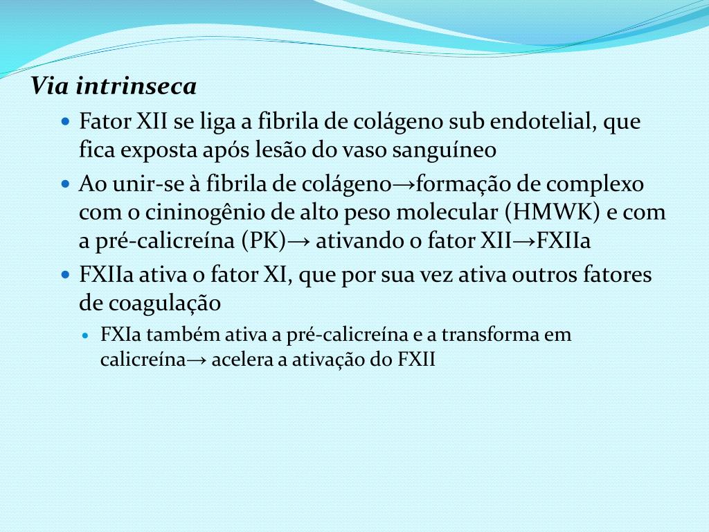 PPT - FISIOLOGIA DA HEMOSTASIA PowerPoint Presentation, free download ...