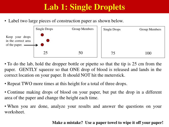 PPT - BLOOD SPATTER ANALYSIS or Blood Pattern Analysis = BPA PowerPoint ...