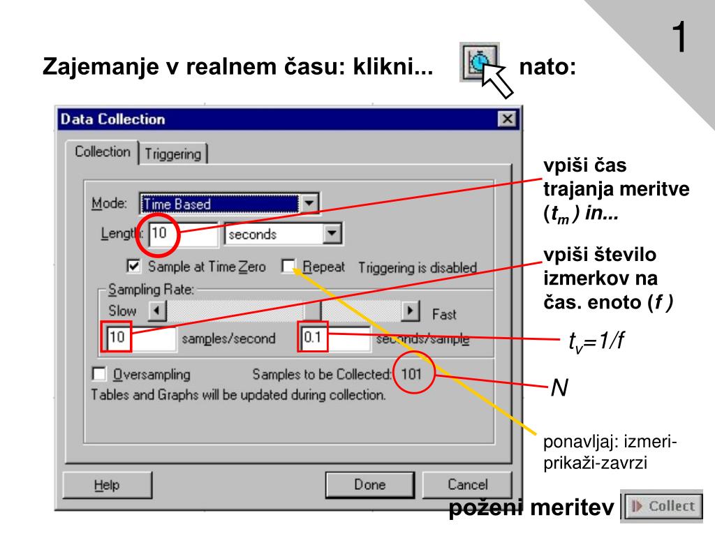 PPT - Vernier LabPro in senzorji v šoli 1.vaja PowerPoint Presentation ...