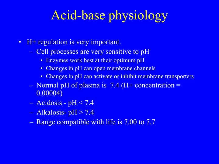 PPT - Diffusion, partial pressures, and acid-base physiology PowerPoint ...