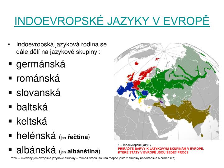 PPT - JAZYKOVÉ RODINY V EVROPĚ ( AS 51, ADS 37 , ADEČ 16 ) PowerPoint ...