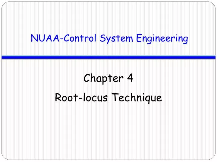 PPT - NUAA-Control System Engineering PowerPoint Presentation, free ...