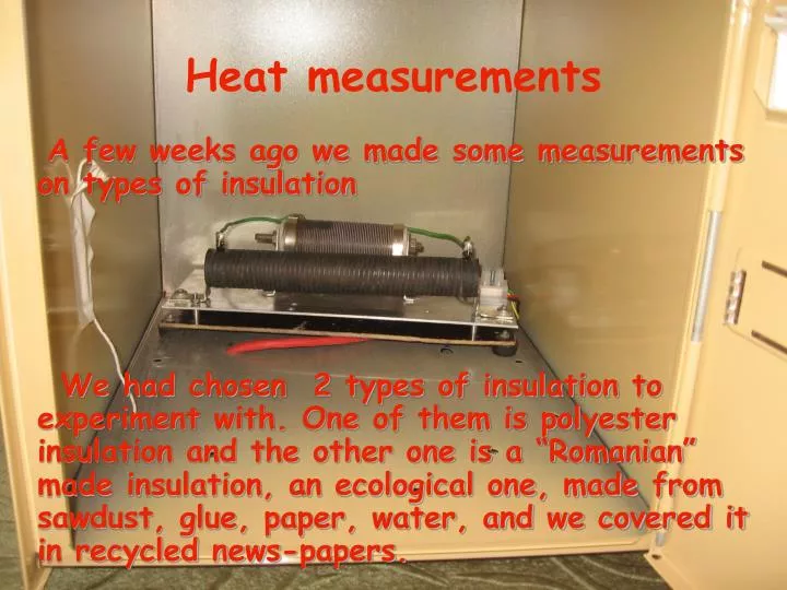 PPT - Heat measurements PowerPoint Presentation, free download - ID:4807338