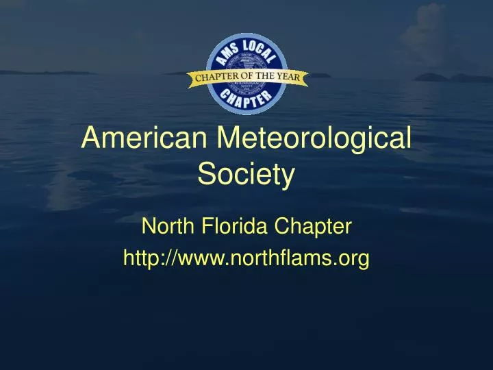 PPT - American Meteorological Society PowerPoint Presentation, free ...