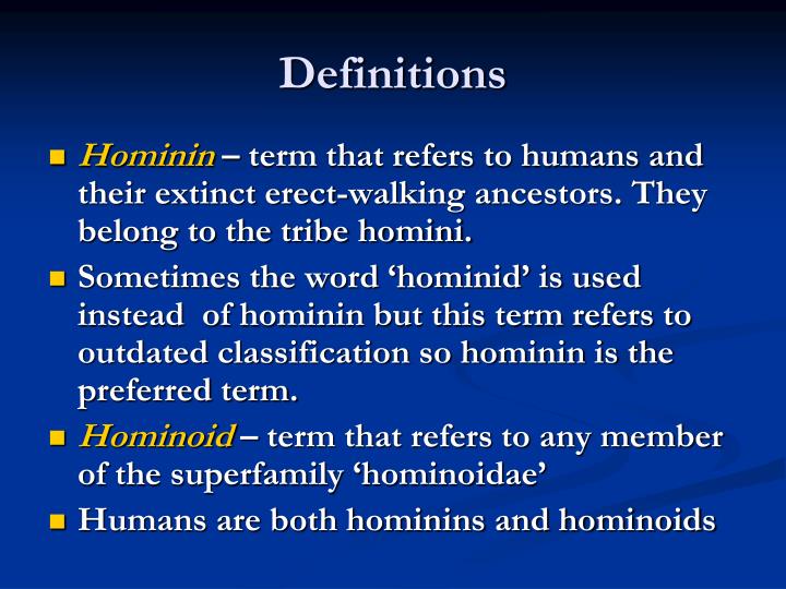 PPT - Hominin Evolution PowerPoint Presentation - ID:4807813