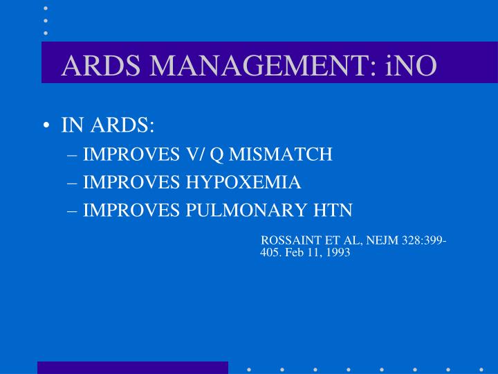PPT - MANAGEMENT OF ARDS PowerPoint Presentation - ID:4810075