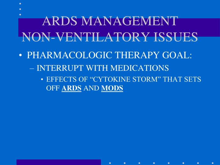 PPT - MANAGEMENT OF ARDS PowerPoint Presentation - ID:4810075