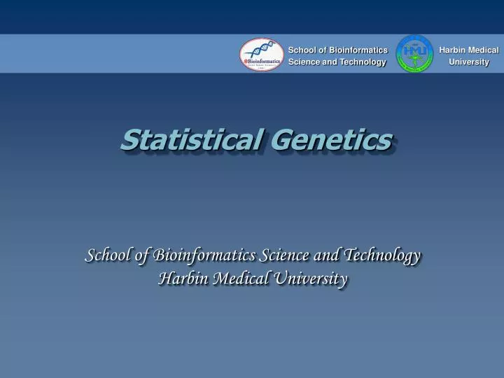 PPT - Statistical Genetics PowerPoint Presentation, free download - ID ...