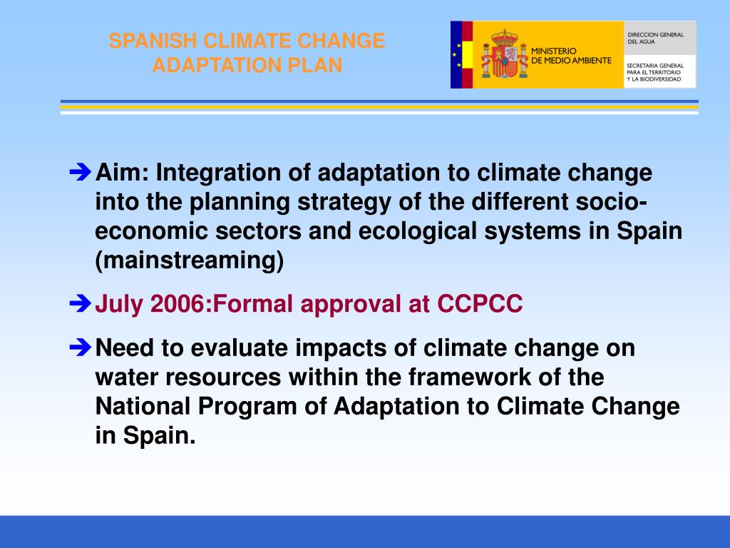 PPT - CLIMATE CHANGE AND WATER MAKING RIVER BASIN MANAGEMENT PLANS ...