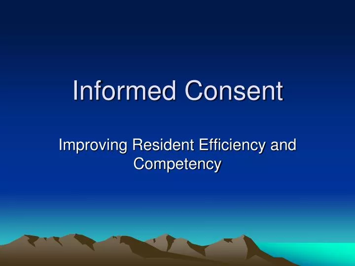 PPT - Informed Consent PowerPoint Presentation, free download - ID:4811539