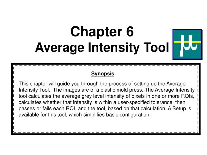 PPT - Chapter 6 Average Intensity Tool PowerPoint Presentation, free ...