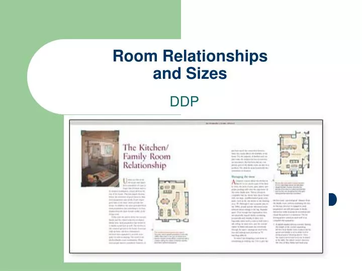 PPT - Room Relationships and Sizes PowerPoint Presentation, free ...