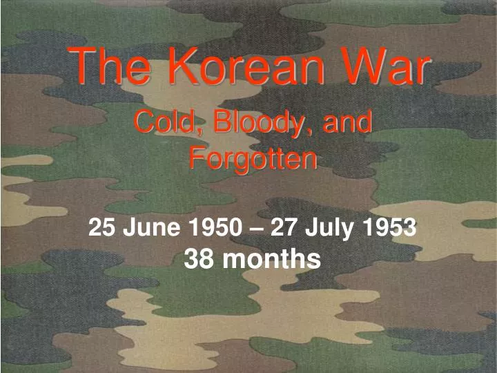 PPT - The Korean War PowerPoint Presentation, free download - ID:4812422