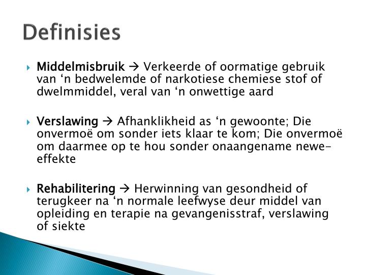 PPT - MIDDEL MISBRUIK PowerPoint Presentation - ID:4812769