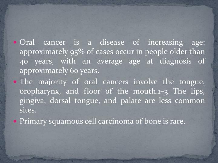 PPT - ORAL CANCER PowerPoint Presentation - ID:4813547