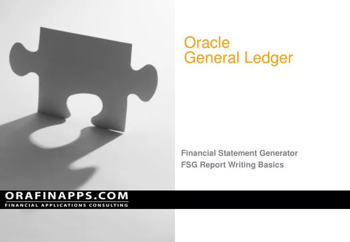 PPT - Oracle General Ledger PowerPoint Presentation, free download - ID ...