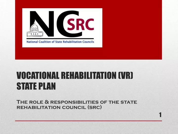 PPT - VOCATIONAL REHABILITATION (VR) STATE PLAN PowerPoint Presentation - ID:4815249