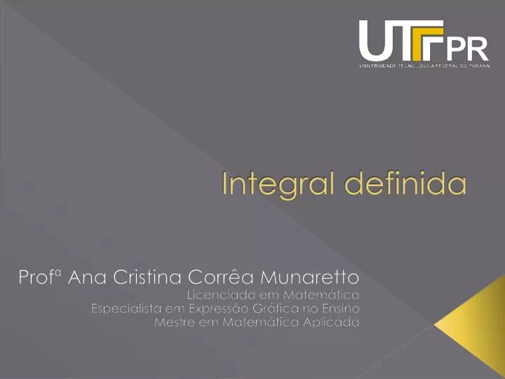 PPT - Integral definida PowerPoint Presentation, free download - ID:4815879