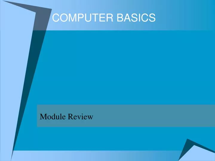 PPT - COMPUTER BASICS PowerPoint Presentation, free download - ID:4816037
