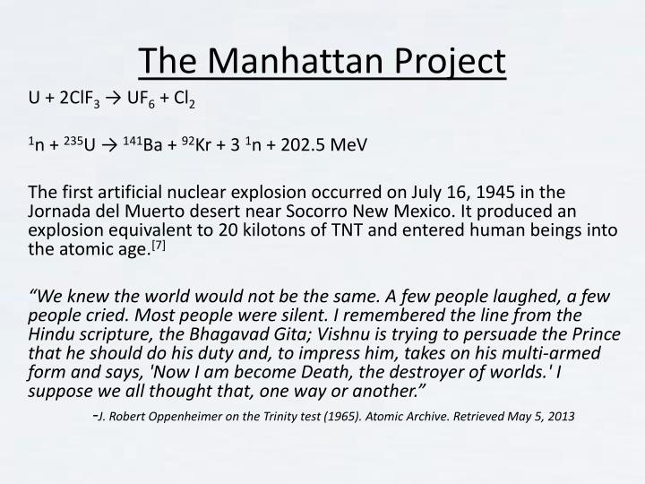 PPT - J. Robert Oppenheimer PowerPoint Presentation - ID:4816333