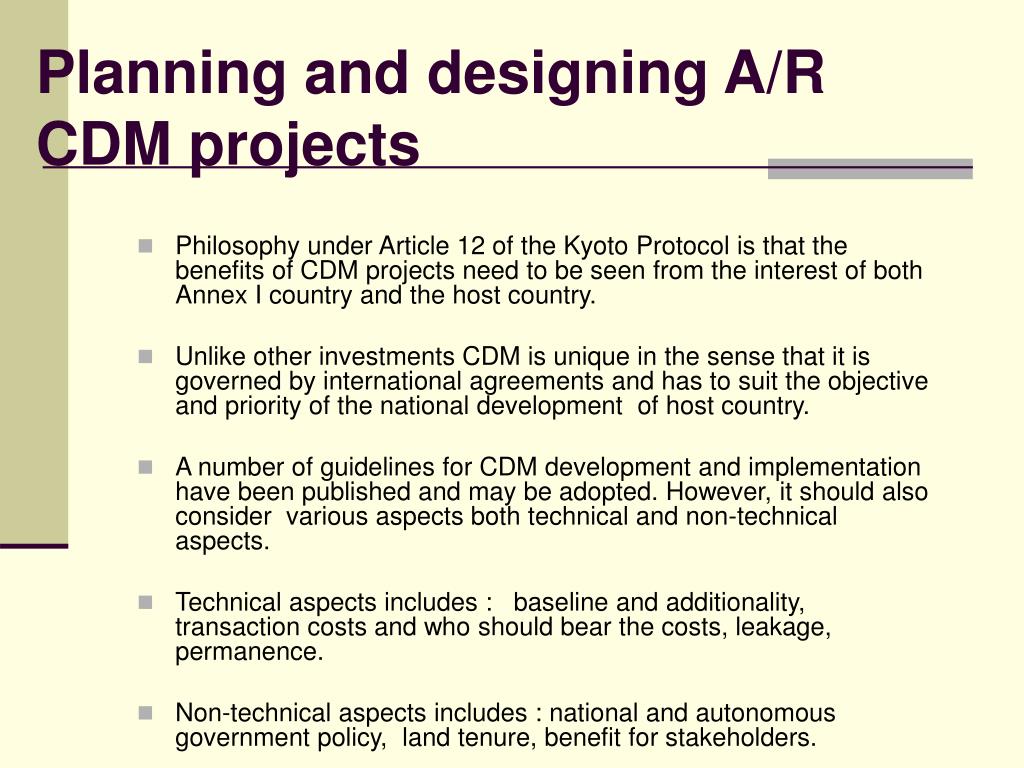 PPT - Potential A/R CDM Project a nd its Contribution to Sustainable ...