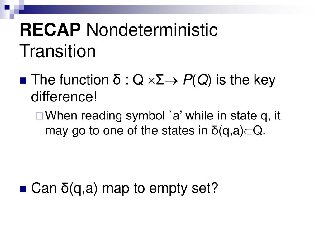 Ppt Non Deterministic Finite Automata Powerpoint Presentation Free