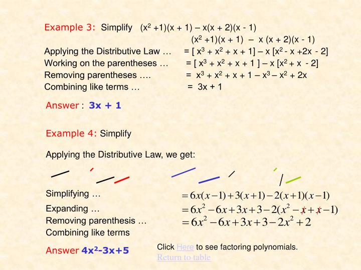 PPT - Distributive Law PowerPoint Presentation - ID:4817154