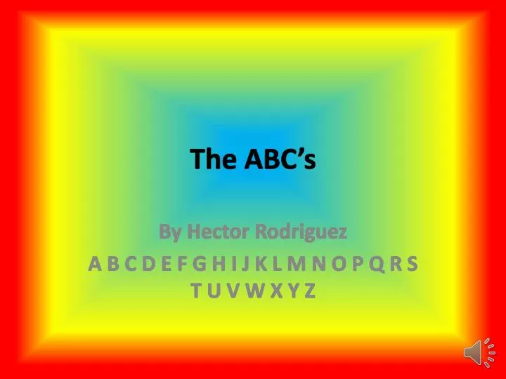 PPT - The ABC’s PowerPoint Presentation, free download - ID:4817237