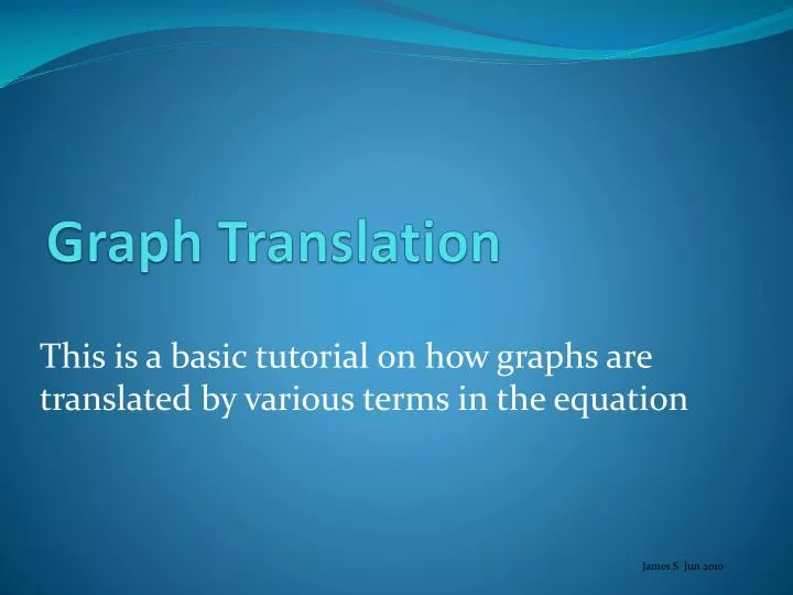PPT - Graph Translation PowerPoint Presentation, free download - ID:4817465