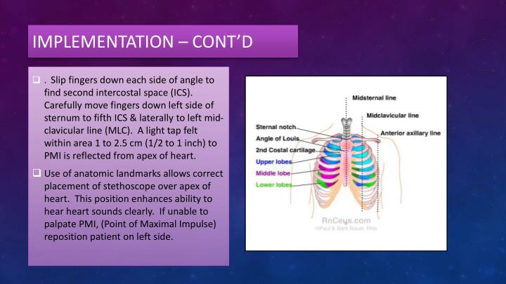 PPT - NUR 111: Skill 5-3: assessing apical pulse PowerPoint ...