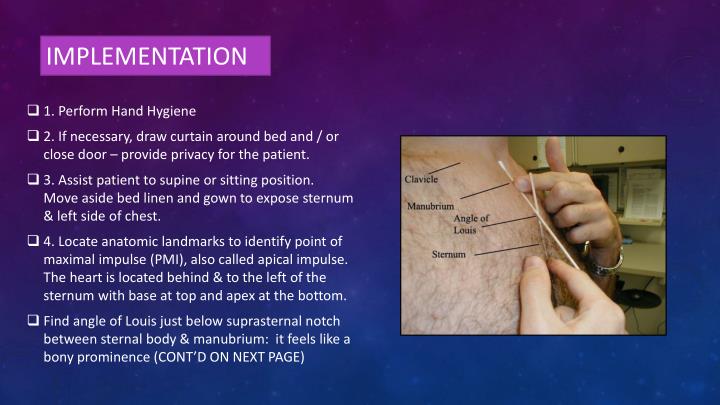 PPT - NUR 111: Skill 5-3: assessing apical pulse PowerPoint ...