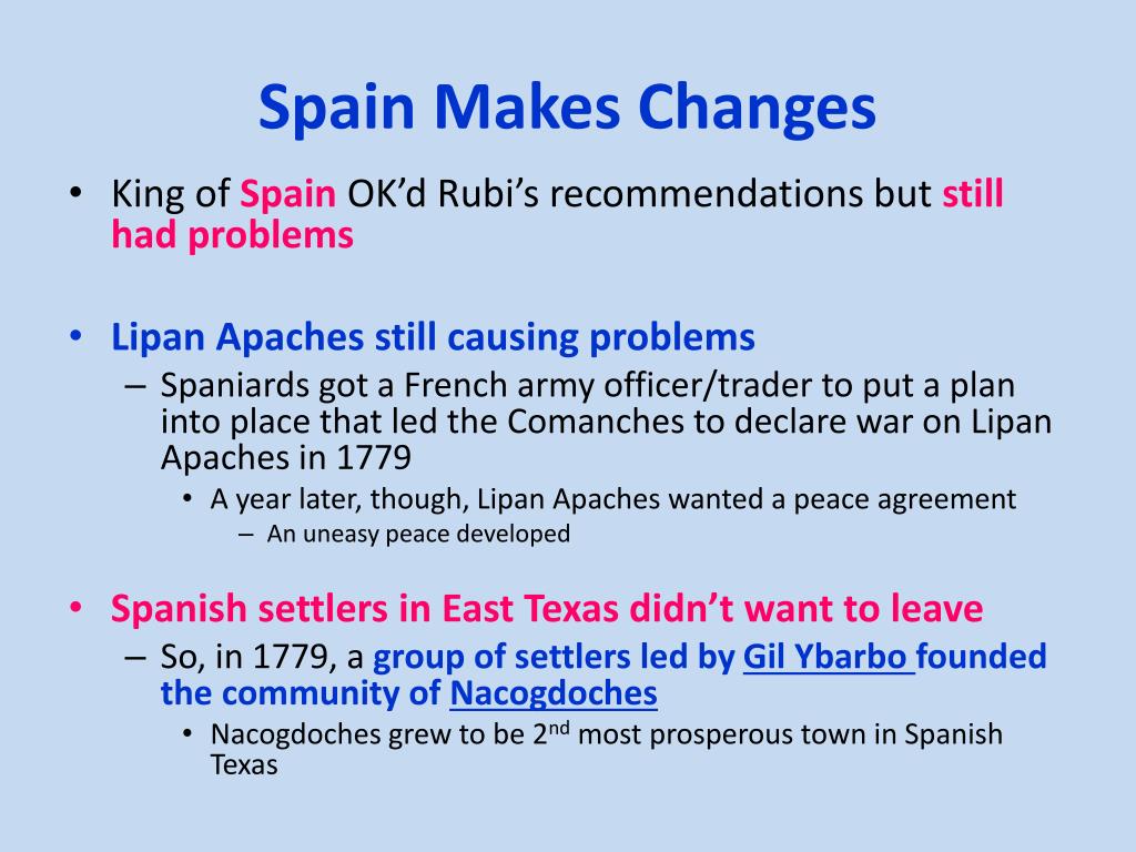 PPT - Chapter 6 Spanish Settlement in Texas 1650-1800 PowerPoint ...