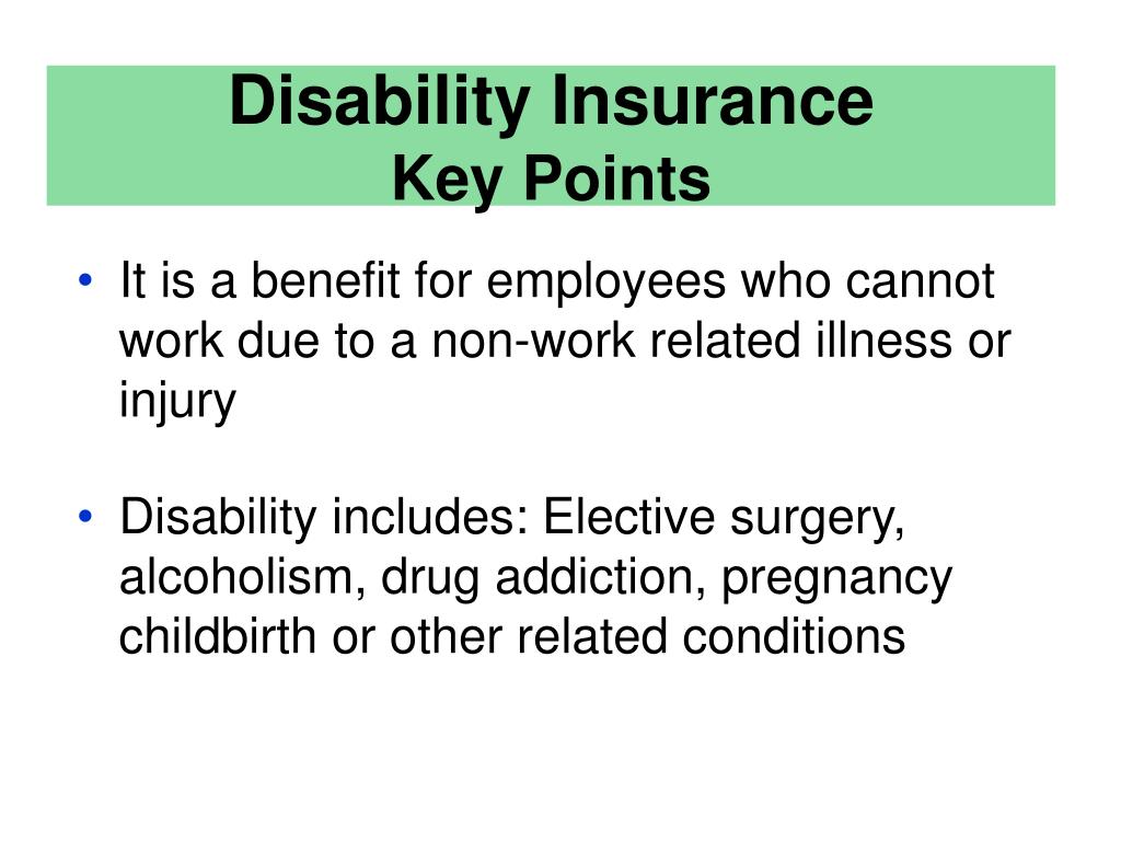 PPT - California State Disability Insurance: Disability Insurance and ...