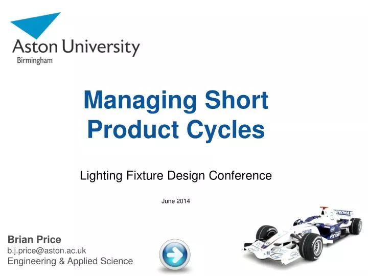 PPT - Managing Short Product Cycles PowerPoint Presentation, free ...