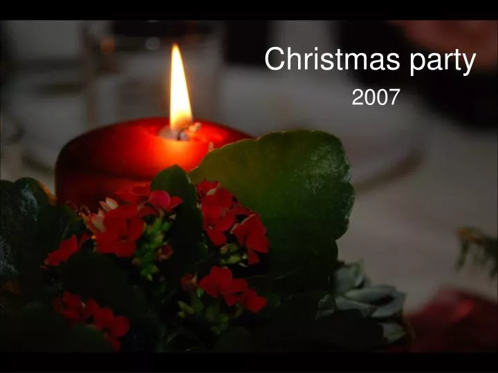 PPT - Christmas party PowerPoint Presentation, free download - ID:4822630